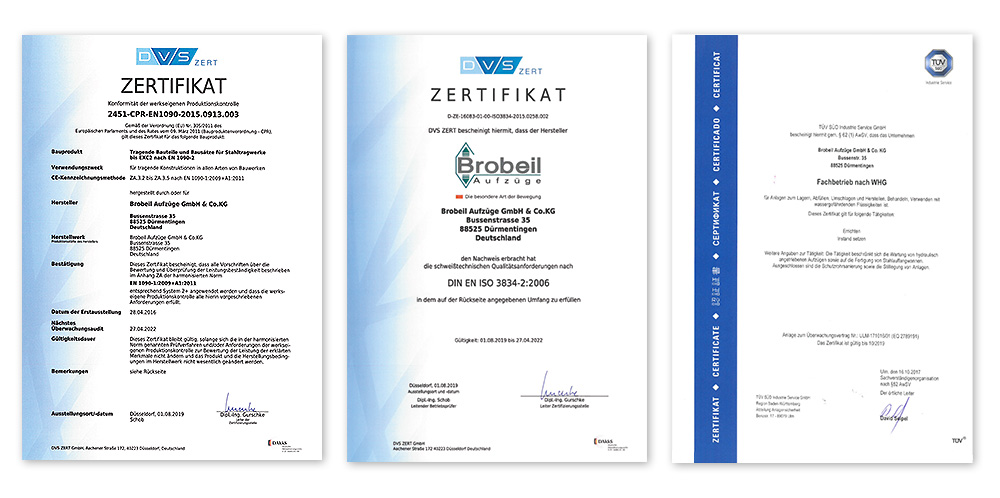 Wer wir sind - Brobeil Aufzüge aus Dürmentingen